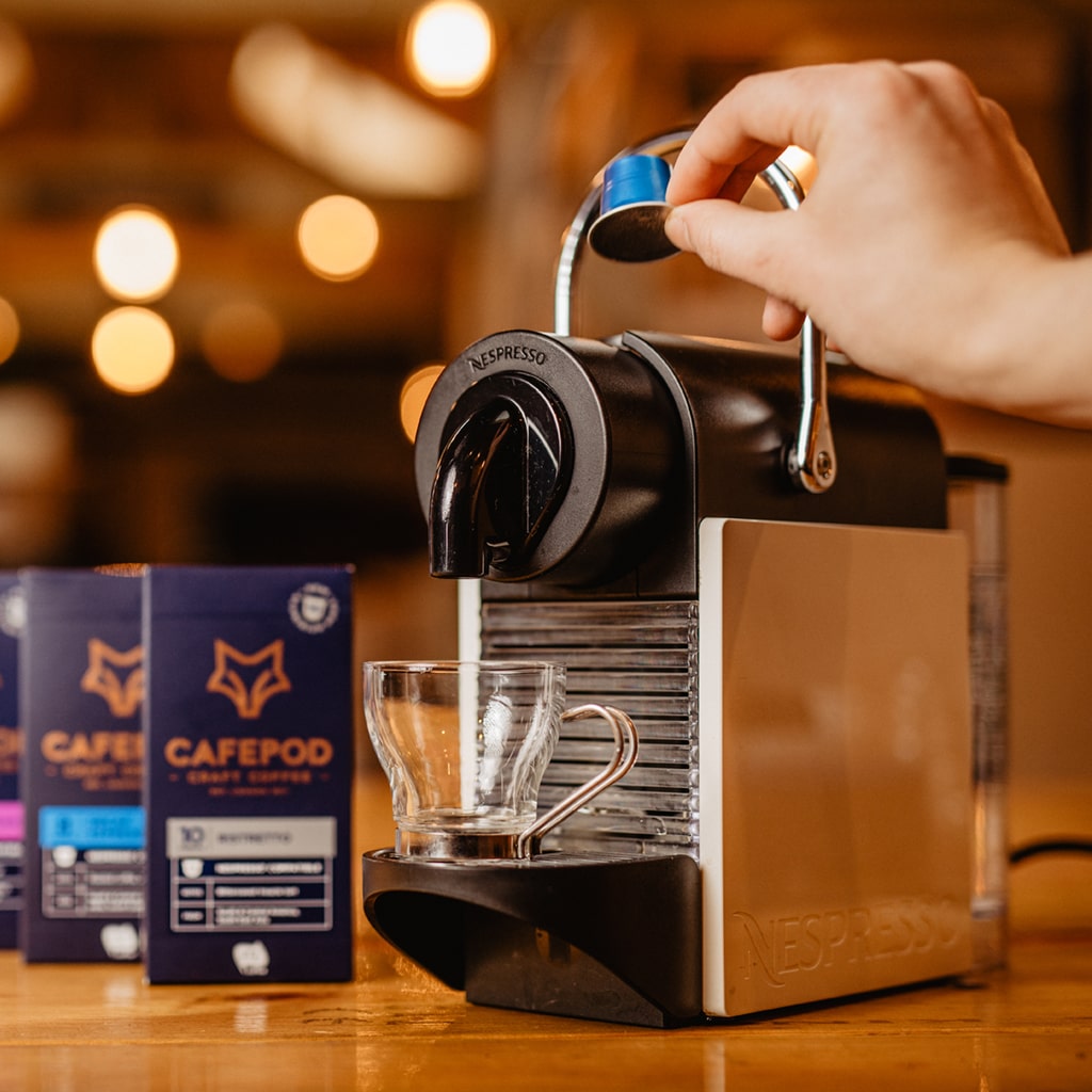 Nespresso Pixie Brown