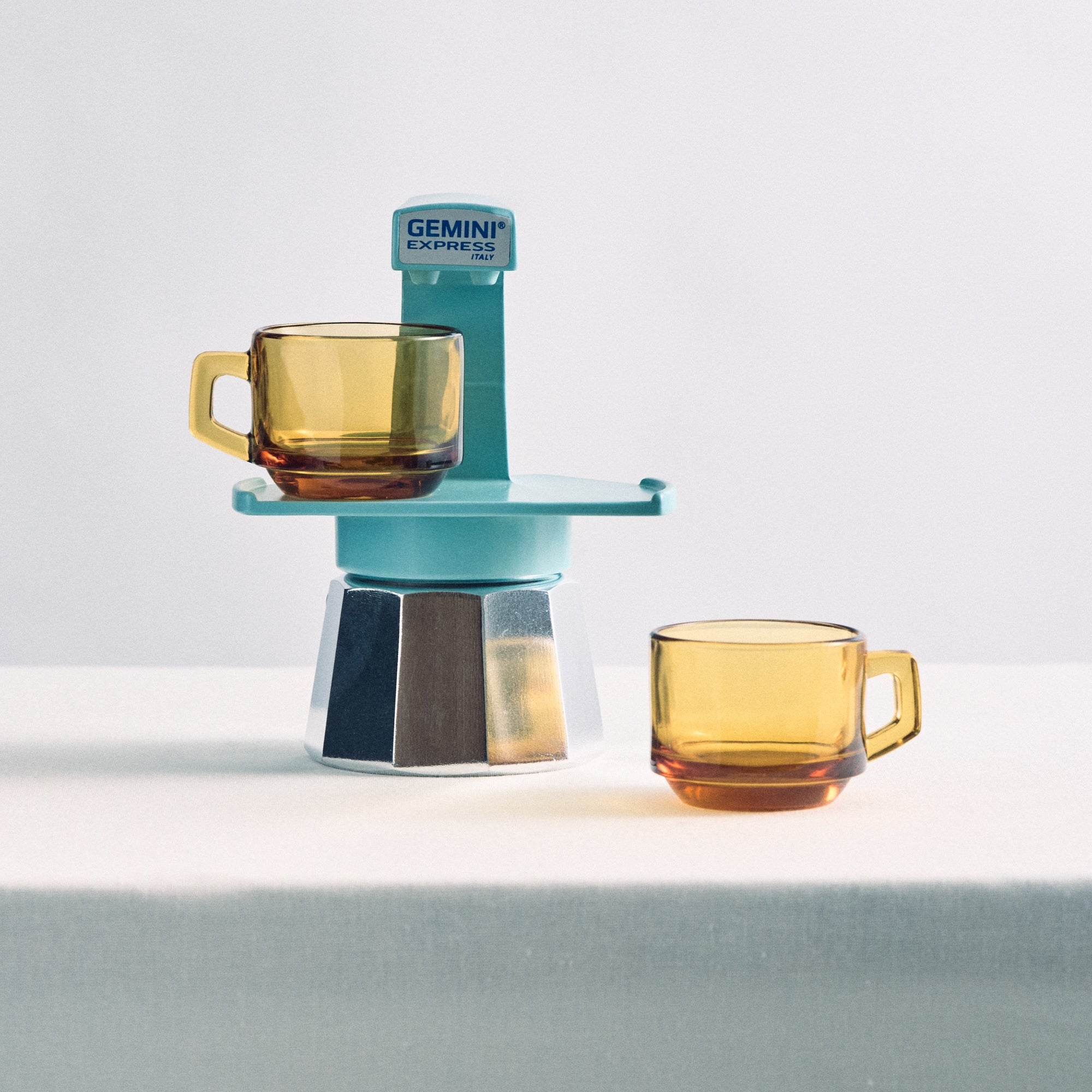 Gemini Express Moka Pot (Sky Blue) – CafePod