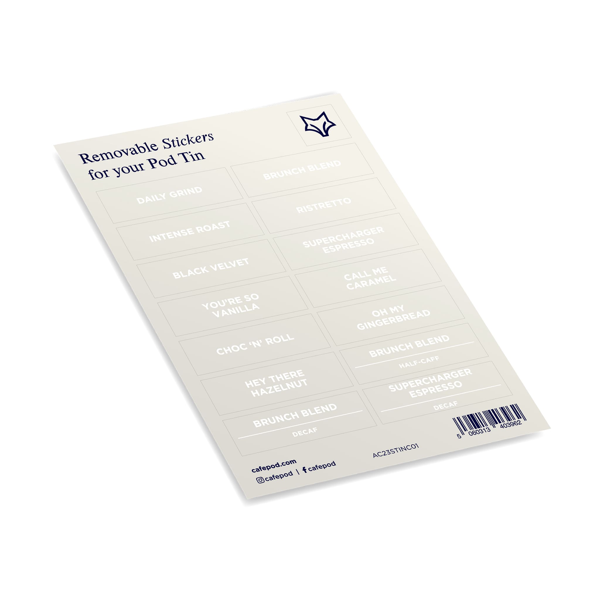 Pod Blend Stickers | CafePod